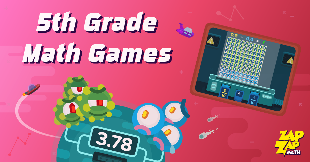5th grade math games | Zapzapmath